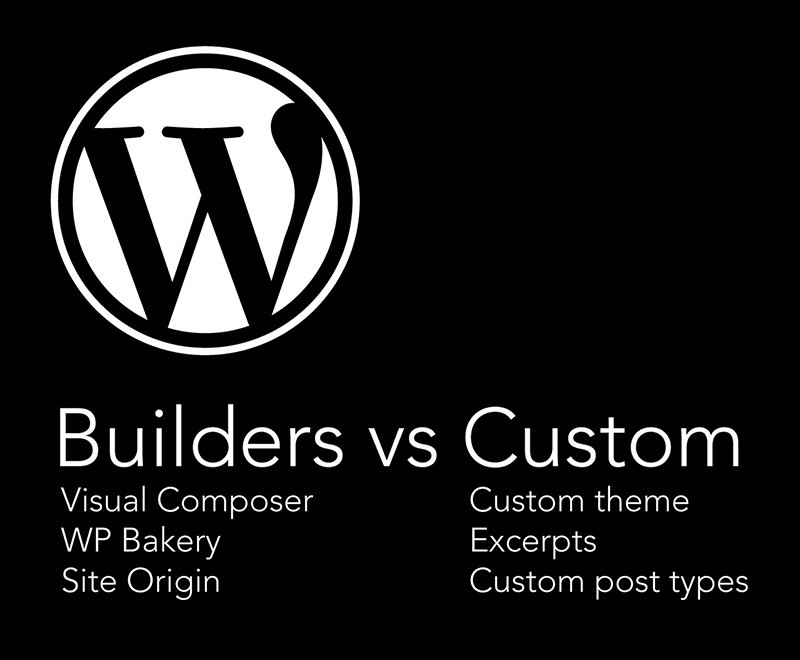 The difference between WordPress builders and custom builds – Creative ... The difference between WordPress builders and custom builds – Creative ...